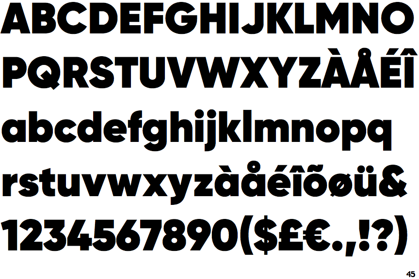 Identifont - Gilroy Heavy