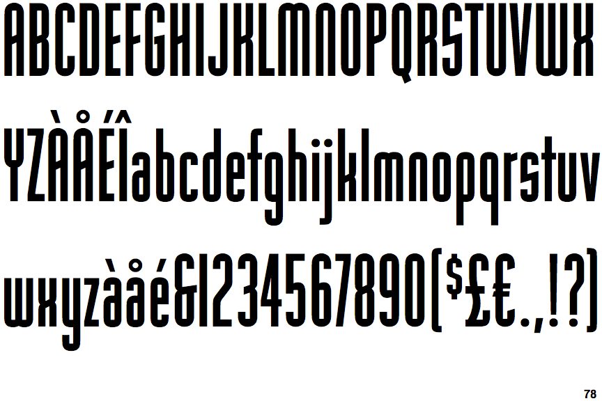 Identifont - Shortwave Gothic Bold