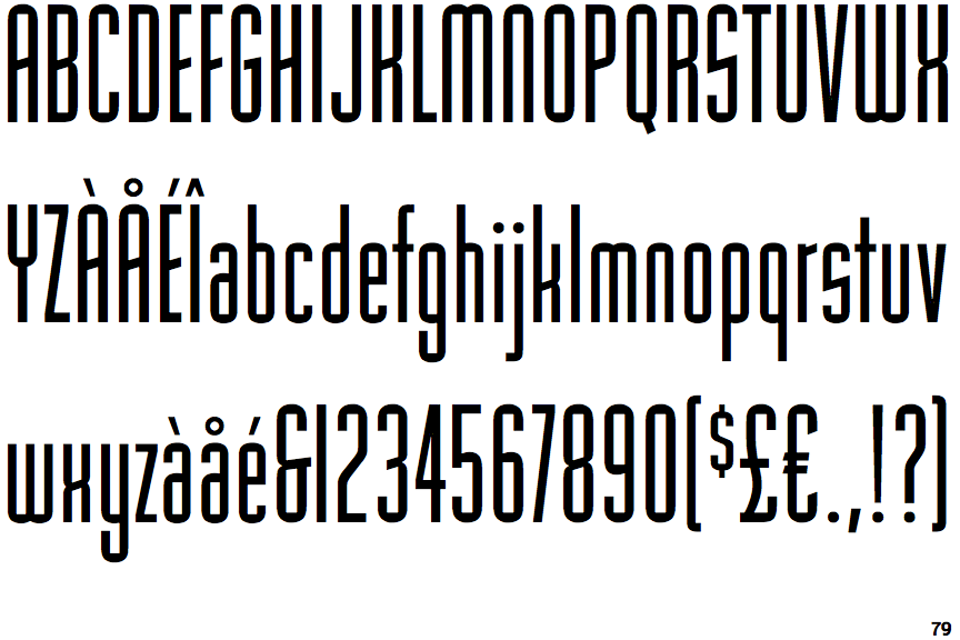 Identifont - Shortwave Gothic Light