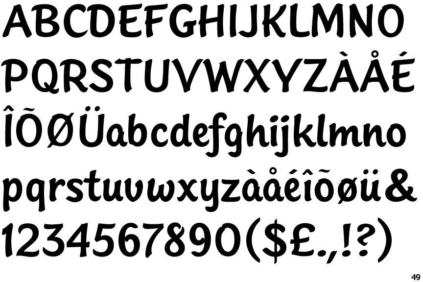 Identifont - Sinclair Script