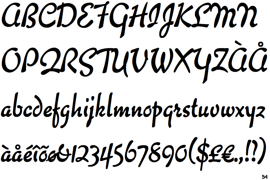 Identifont - Willard Sniffin Script Bold