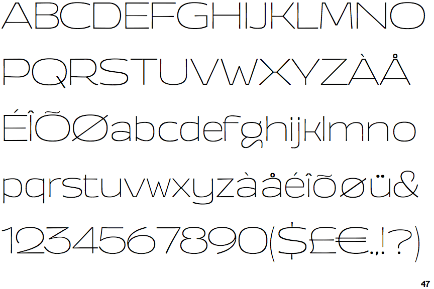 Identifont - Annuario Expanded Thin