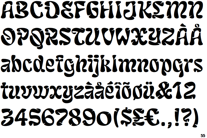 Identifont - Lafleur Wide