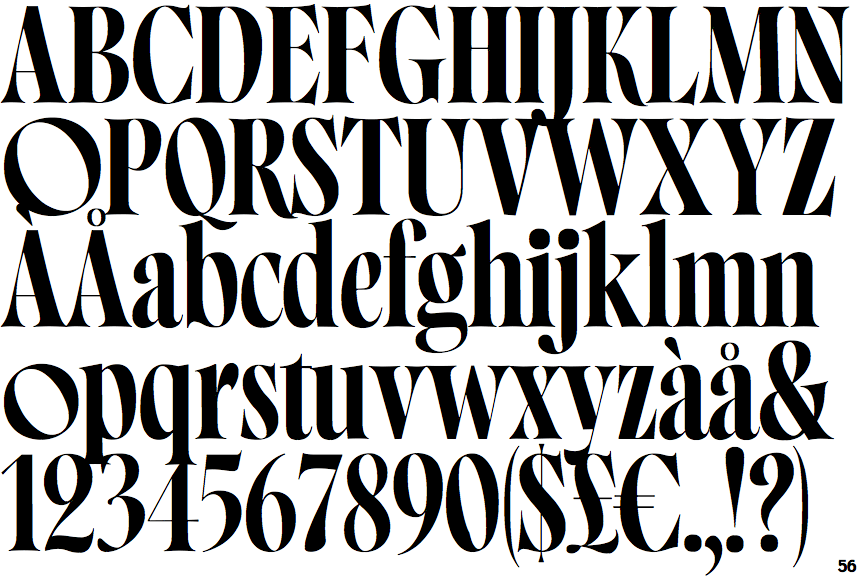 Identifont - Norman Bold