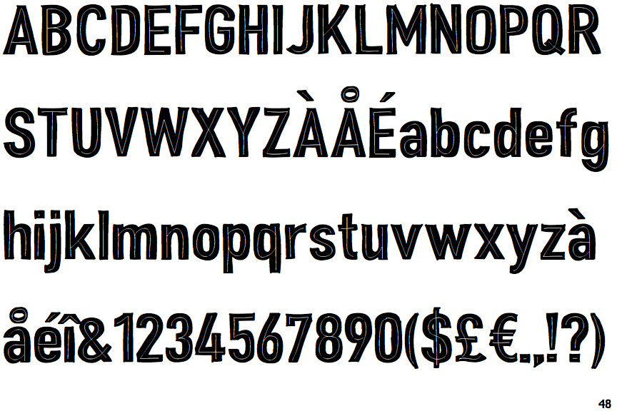 Identifont - Peperoncino Sans Inline