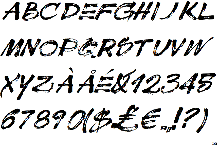 Identifont - Sonica Brush