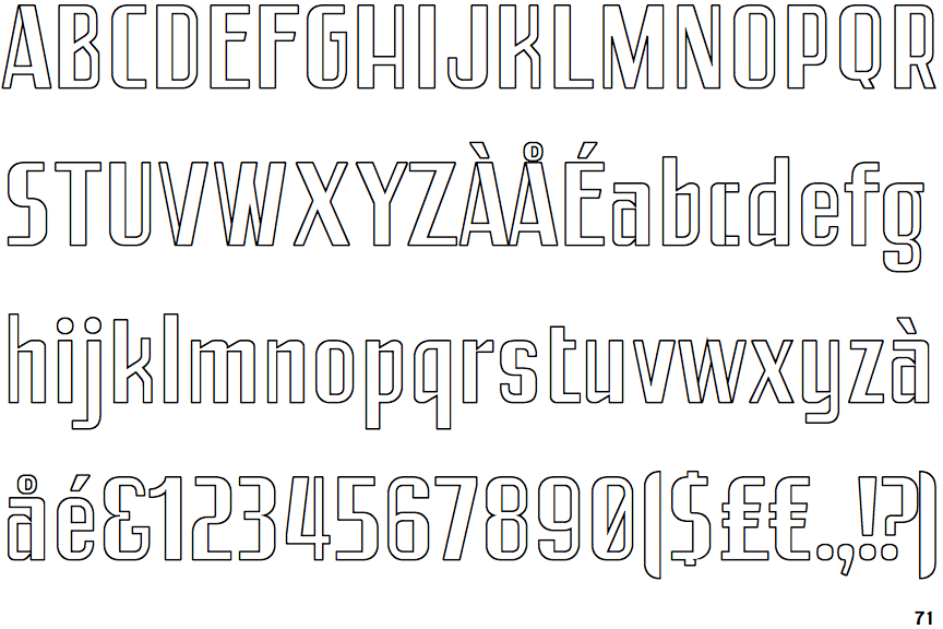 Identifont - Vermouth Outline