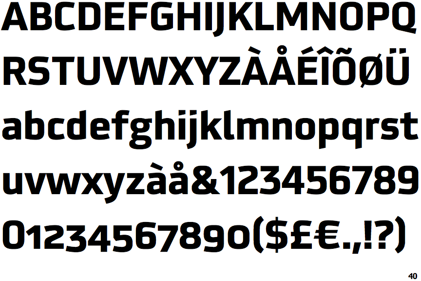 Identifont - Utility Bold