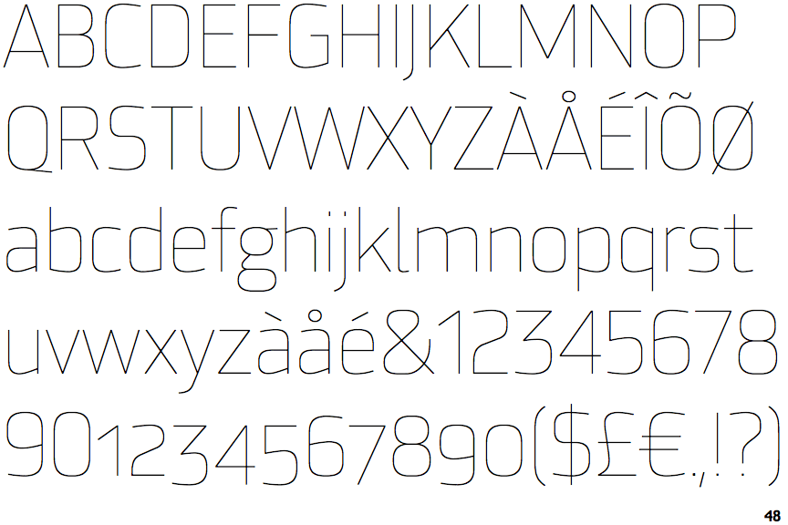 Identifont - Utility Thin