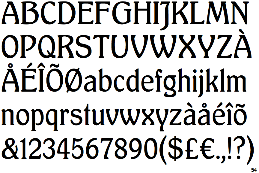 Identifont - Schelter Roman