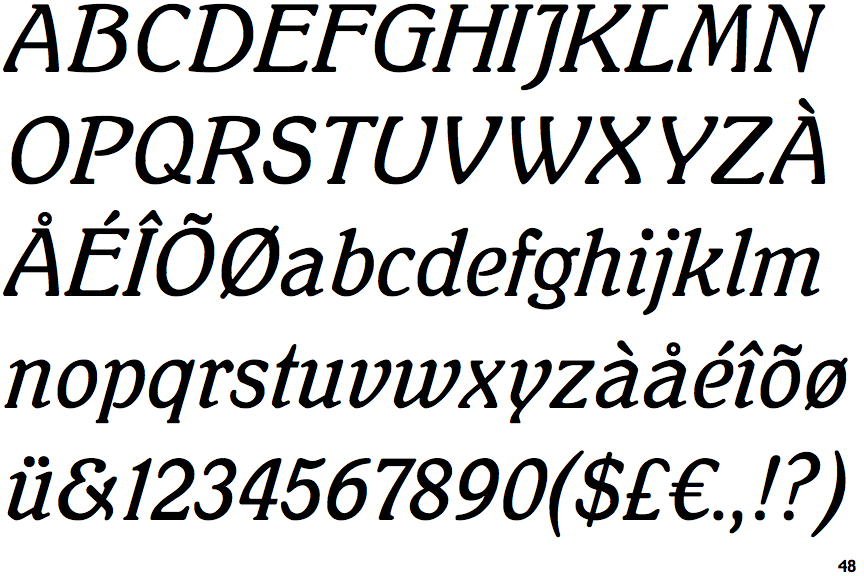 Identifont - Schelter Roman Italic