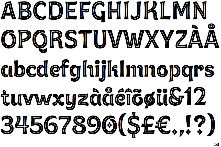 Identifont - Elah Inline