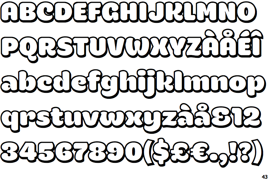 Identifont - Konga Next Shadow