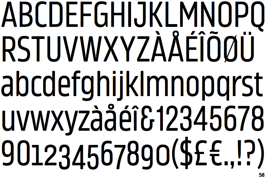 Identifont - Amfibia Narrow