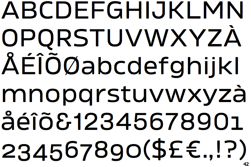 Identifont - Amfibia Wide