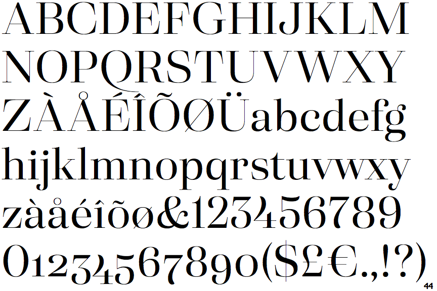 Identifont - Eckhart Poster