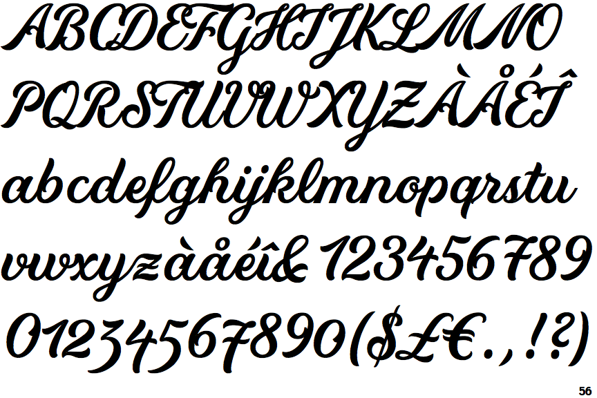 Identifont - Roberts Script