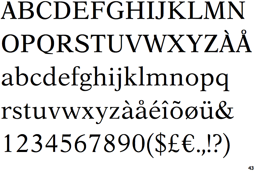 Identifont - Aster SB