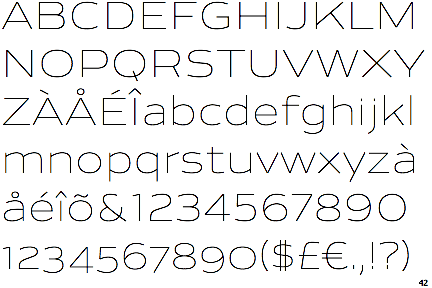 Identifont - Analog Thin