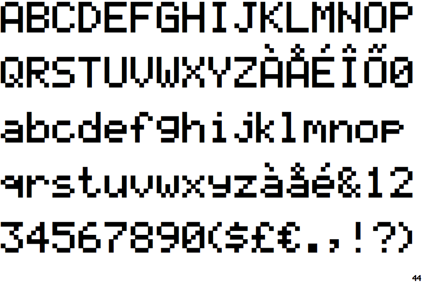 Identifont - SB Liquid Solid