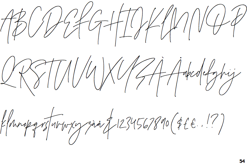 Identifont - Amoret Script Alternate