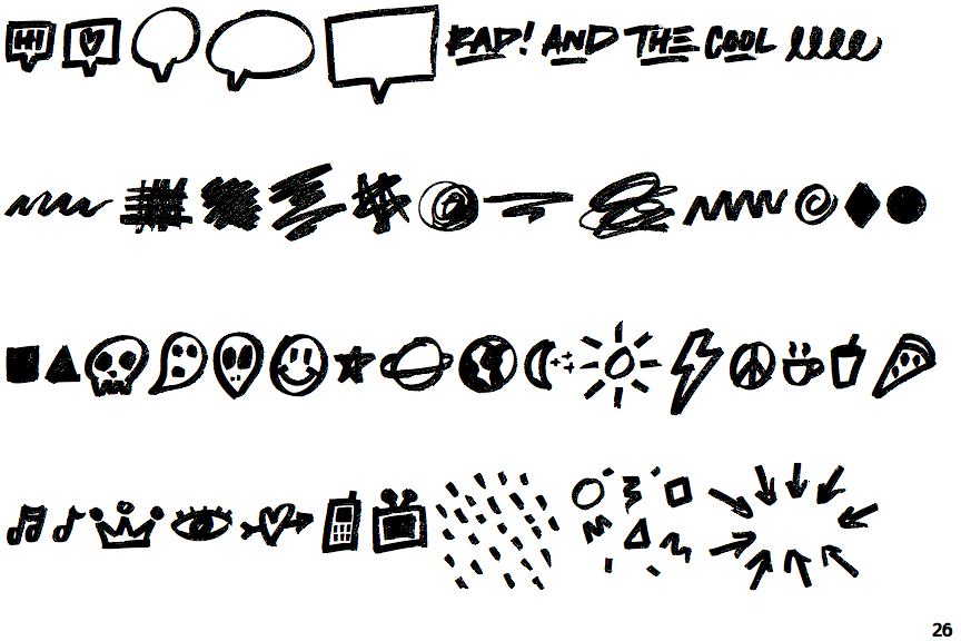 Identifont - Atomic Marker Extras Two