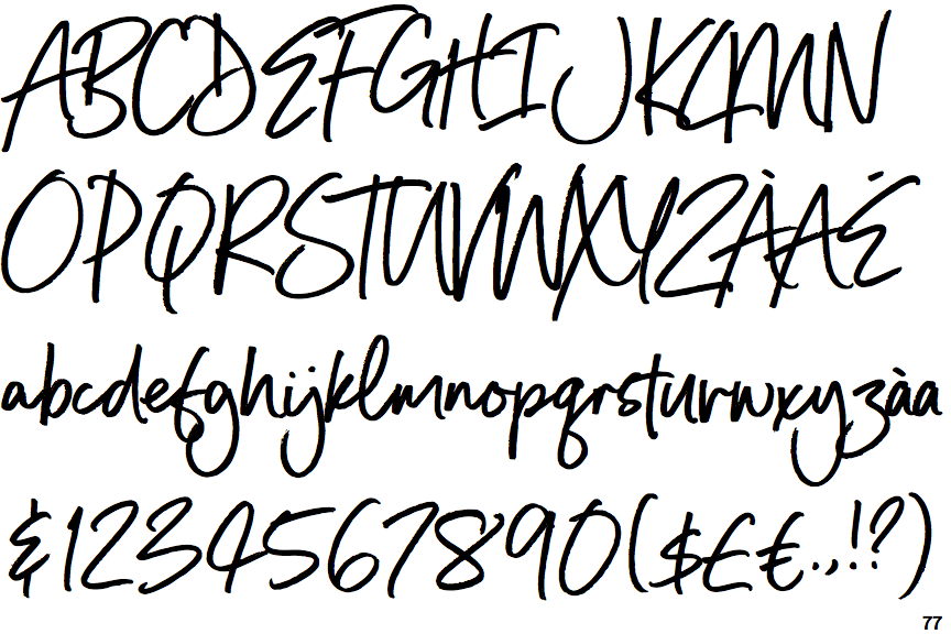 Identifont - Backlash Script Alternate