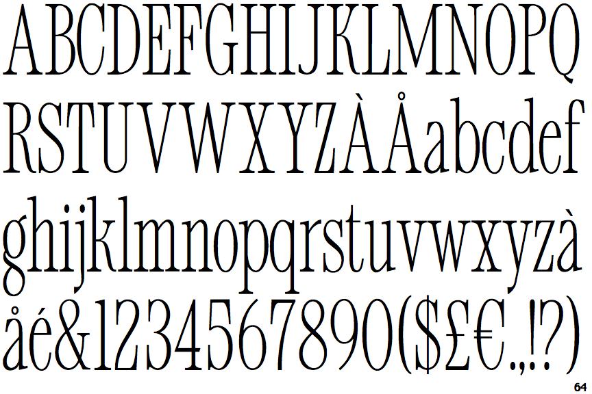 Identifont - New Icon Serif Condensed