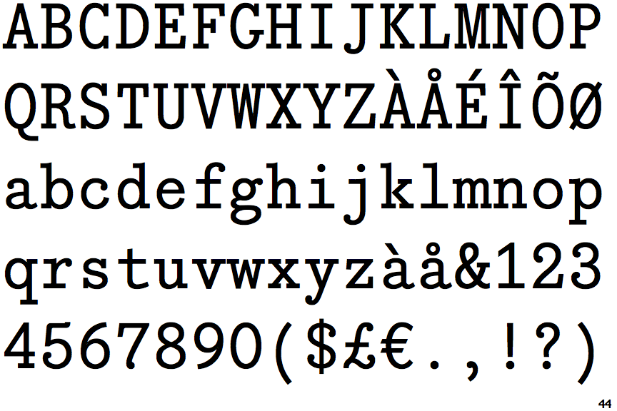 Identifont - Bodoni Egyptian Mono
