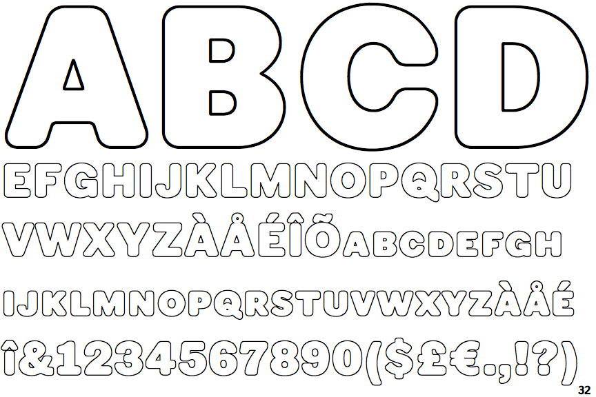 Identifont - Phiz Rounded Outline