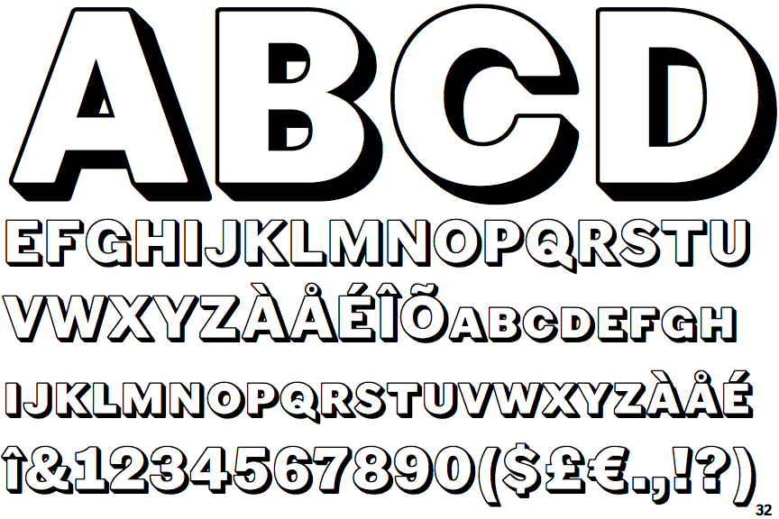 Identifont - Phiz Shadow