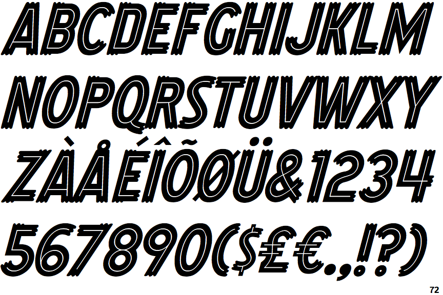 Identifont - Cinemascope Oblique