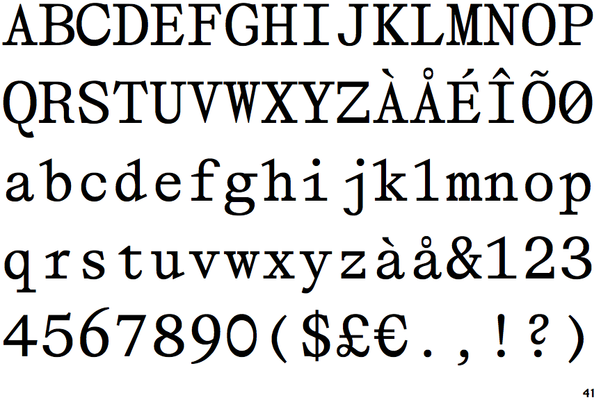 Identifont - Affairs Mono