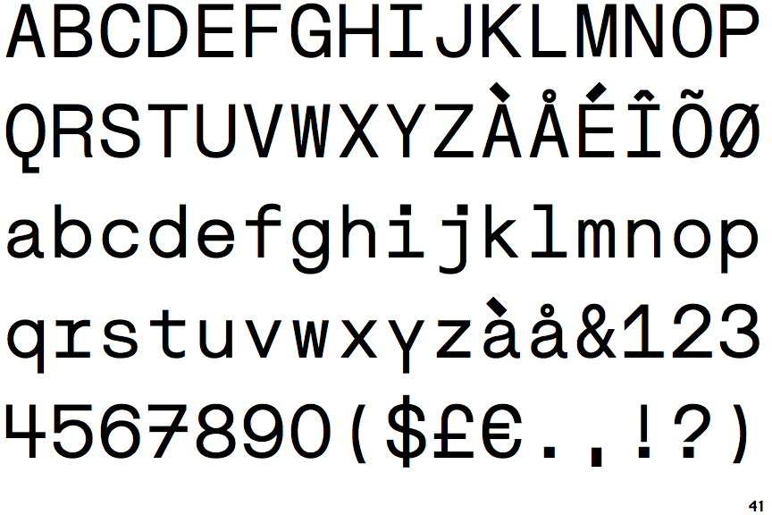 Identifont - Maxeville Mono