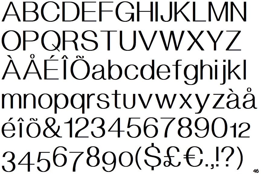 Identifont - Solaris Light