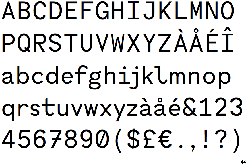 Identifont - So Ray Mono Unmono Light