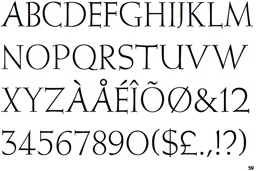 Identifont - Wellsbrook Initials SG Light