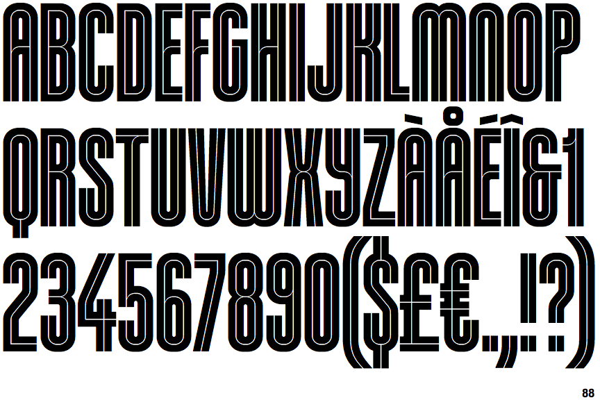 Identifont - Competition L XX Condensed