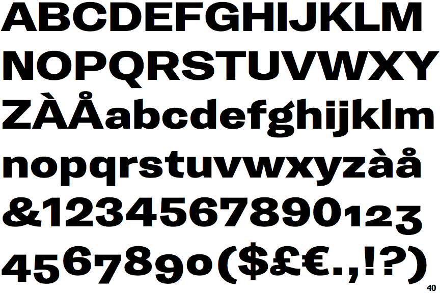 Identifont - Trivia Gothic E3 Bold