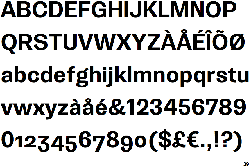 Identifont - Trivia Gothic R2 Bold