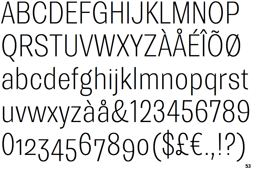 Identifont - Trivia Gothic S1