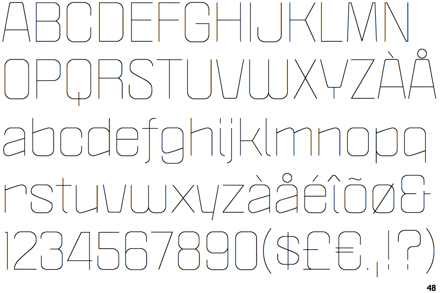 Identifont - Politica Expanded Thin