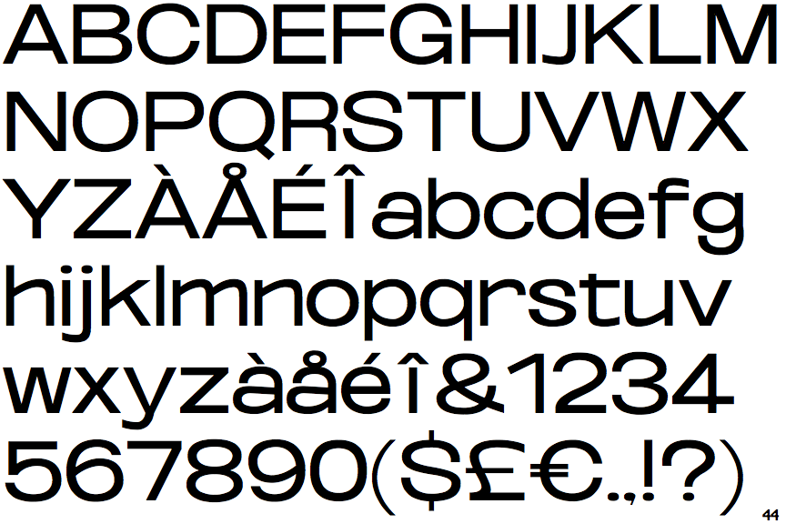 Identifont - Oddlini Ultra Expanded