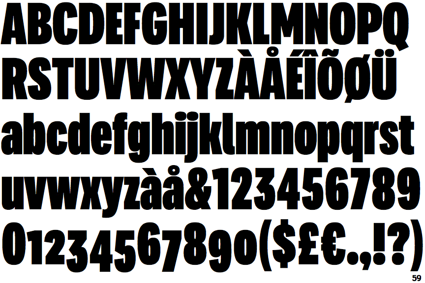 Identifont - Adapt Compressed Black