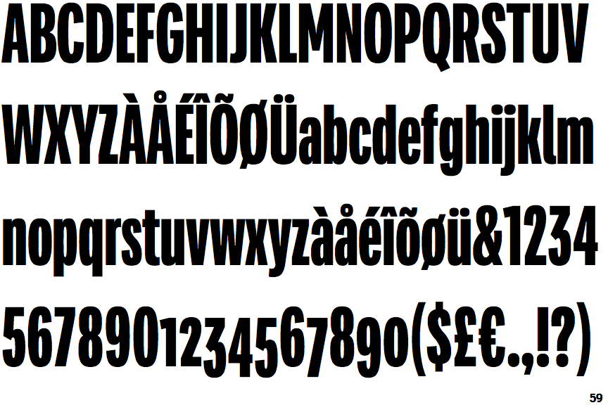 Identifont - Adapt Compressed Bold