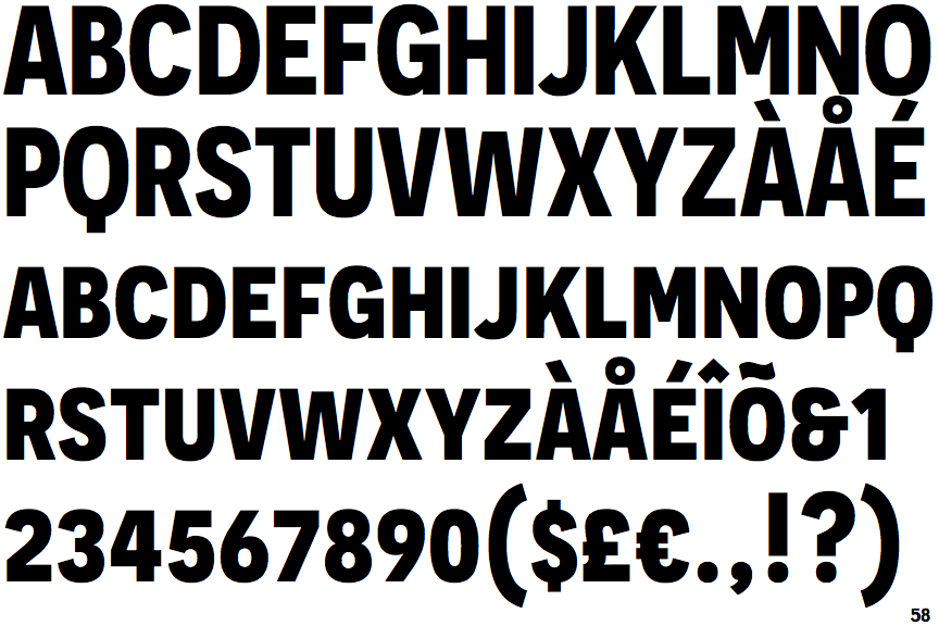 Identifont - Novecento Sans Narrow Bold