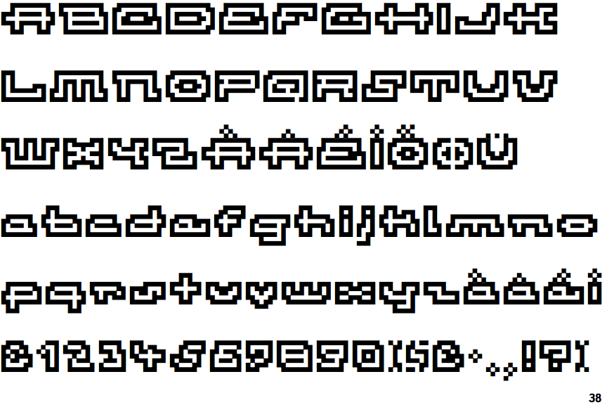 Identifont - Atomic Outline