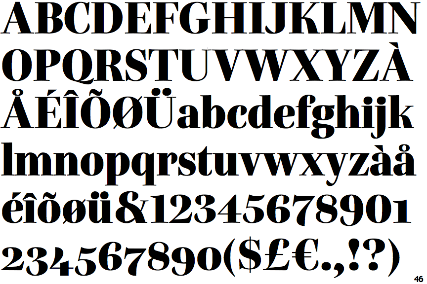 Identifont - Hawkland Fine Black