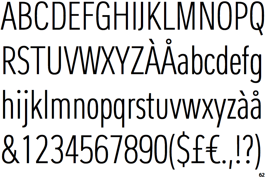Identifont - Scanno Thin Condensed