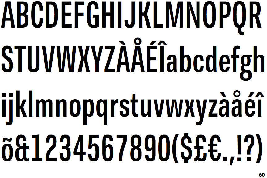 Identifont - Trilon Compressed
